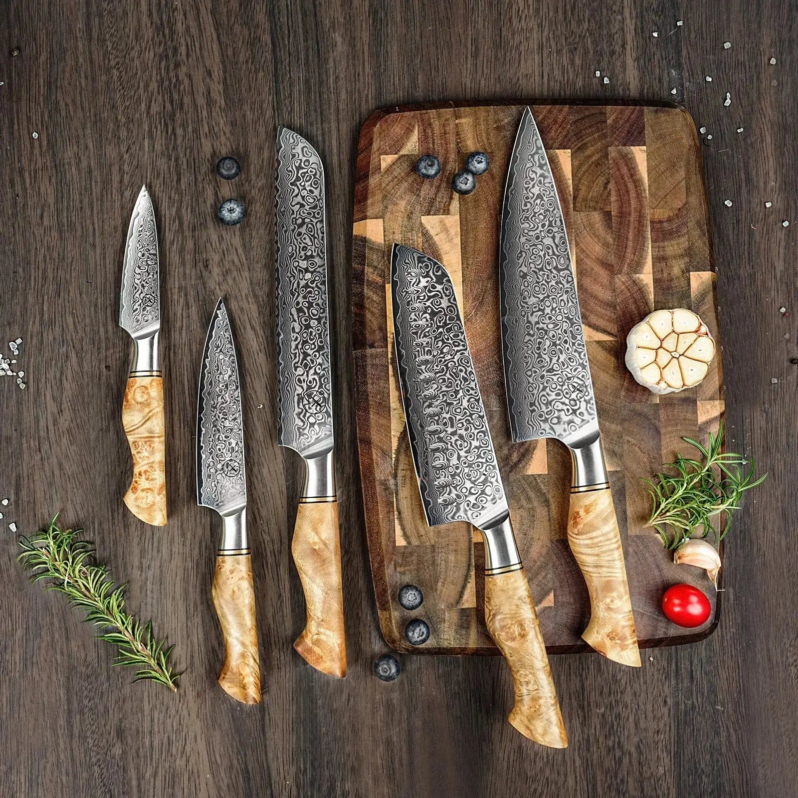 Damast Messer nach Art online kaufen Damastshop – Damastshop.de